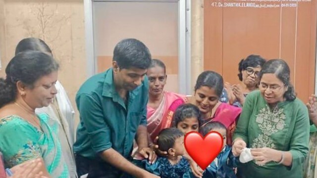 'Miracle Twins' Visits The Chennai Hospital On First Birthday ...