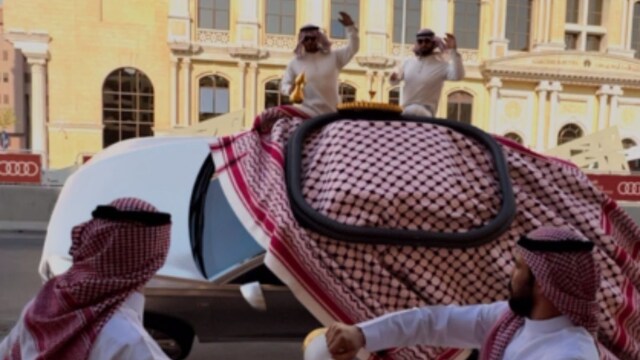 Viral Video Shows Dubai Sheikhs Sipping Tea On 2-Wheeled Car | Watch ...