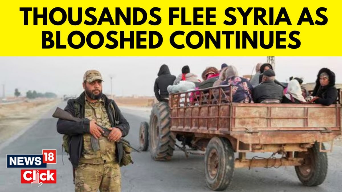 Thousands Of Syrians Flee, Fearing For Life As Rebels Advance In the ...