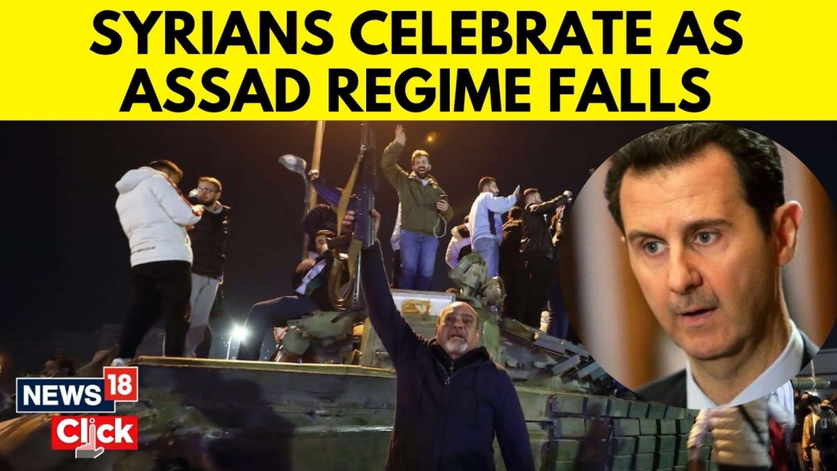 Syrians Celebrate the Fall of Bashar al-Assads Regime - News18