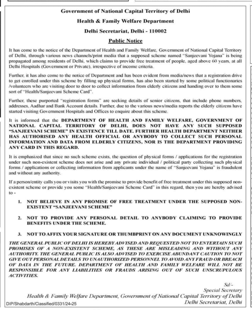 Newspaper Ads, Social Media War In Massive Row Over AAP Welfare Scheme ...