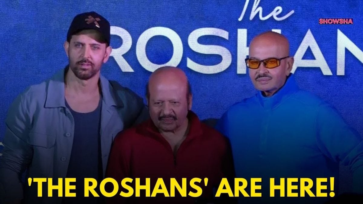 Hrithik Roshan, Rakesh Roshan & Rajesh Roshan At Trailer Launch Of ...