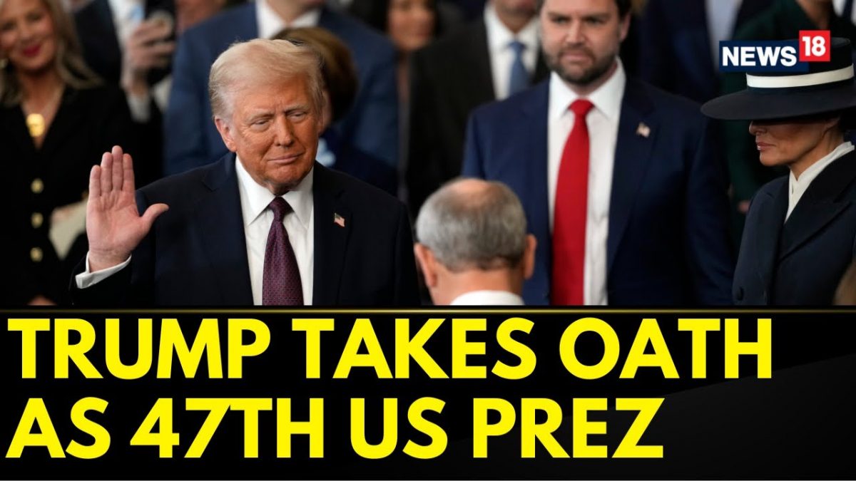 Donald Trump Took Oath As The 47th President of United States Of ...
