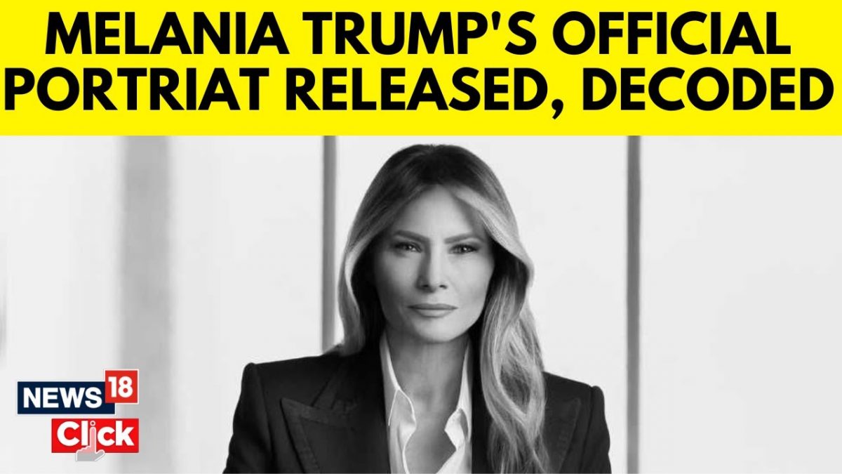 Donald Trump News | US First Lady Melania Trump's Official Portrait ...
