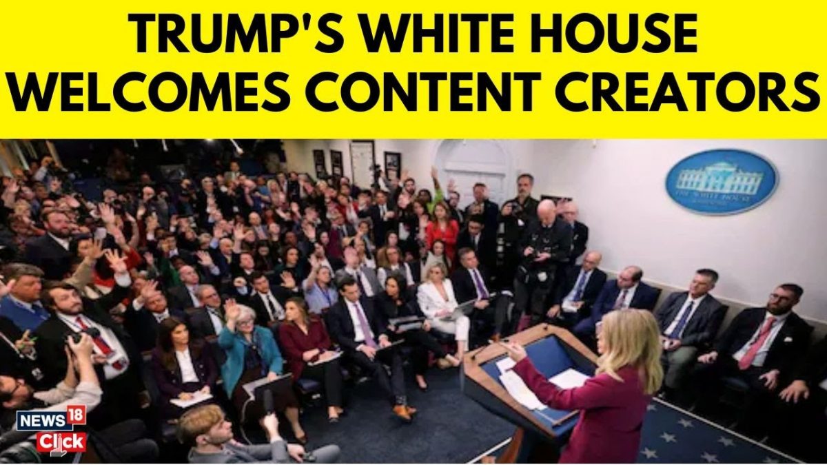 Trump Administration Embraces 'New Media': Content Creators Join White ...