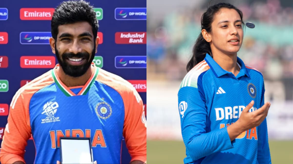 Jasprit Bumrah Chosen Best Men's Cricketer, Smriti Mandhana Bags Women ...
