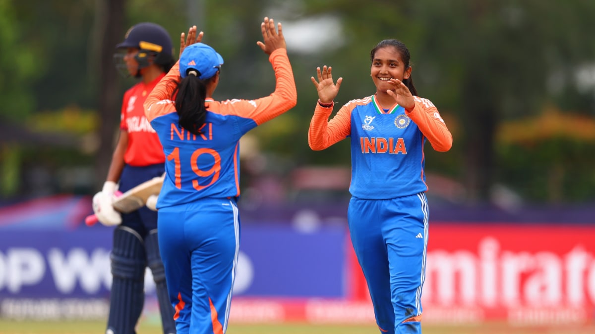 India Vs England Highlights Women’s U19 T20 World Cup 2025 Semifinal: Kamalini's Fifty Leads IND ...