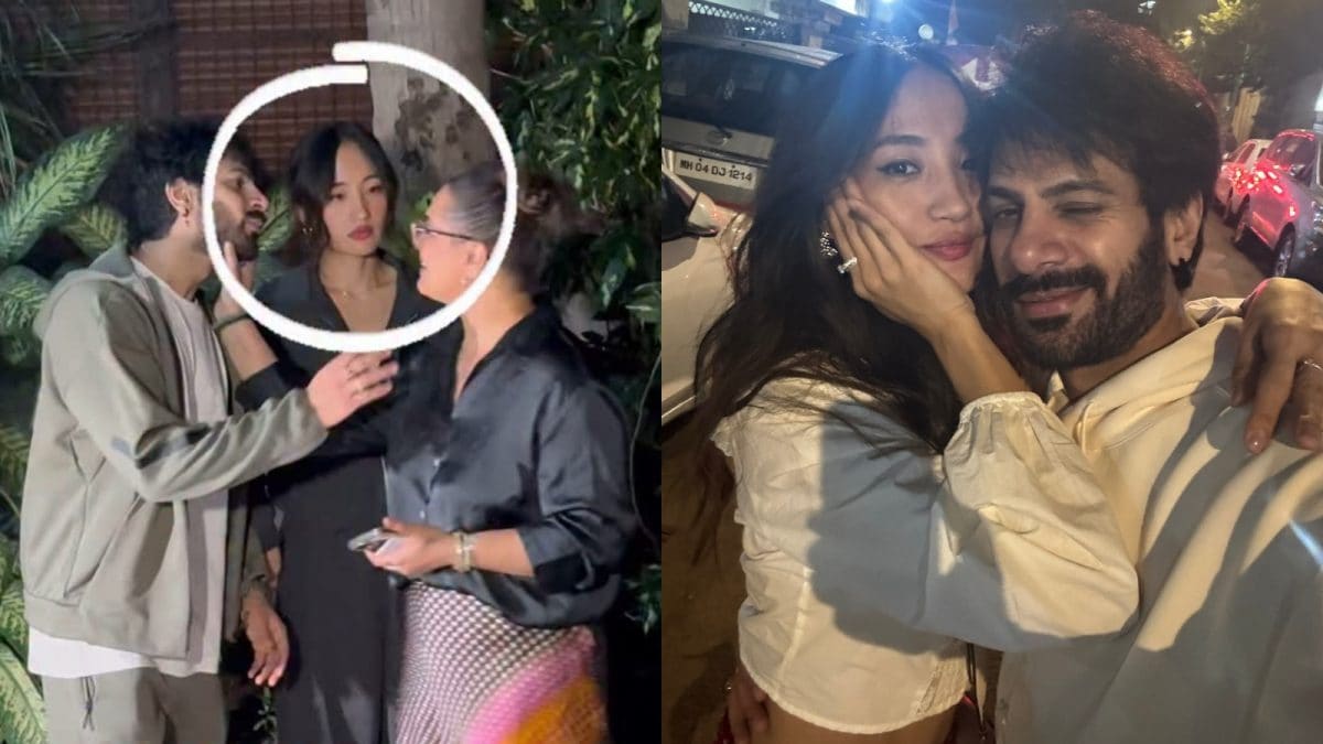 Karan Veer Mehra Kisses Shilpa Shirodkar, Chum Darang's Reaction Goes Viral | Watch | Movies ...