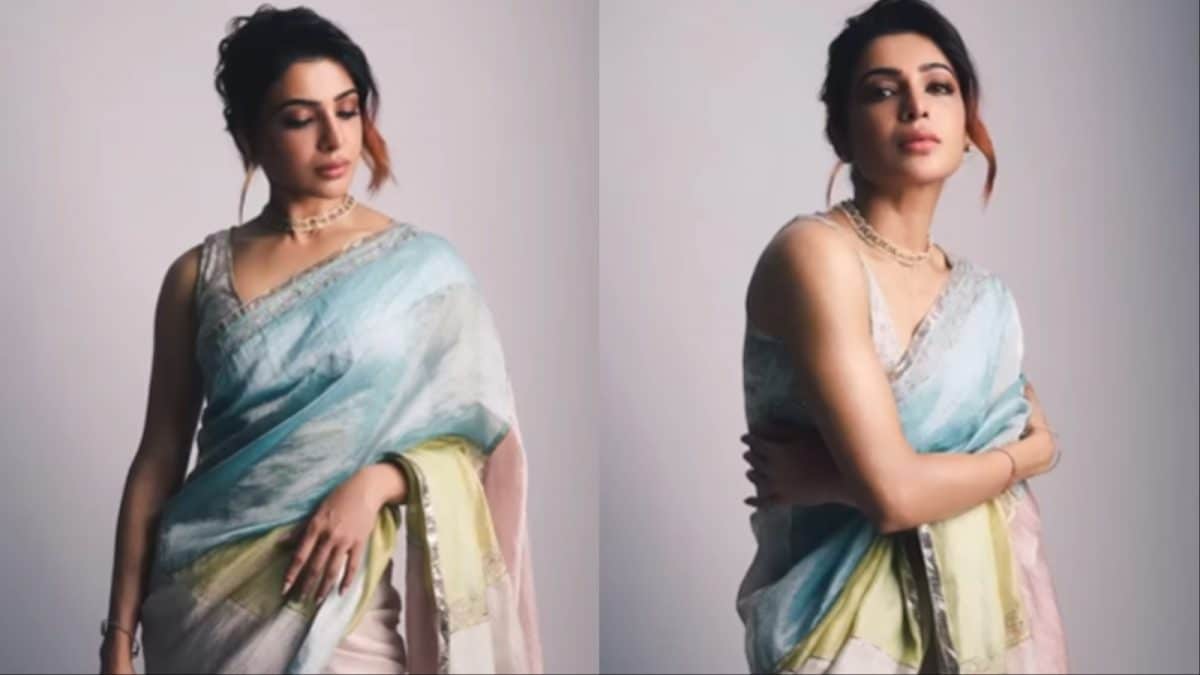Samantha Ruth Prabhu's Pastel Saree Look Is The Ultimate Minimal ...