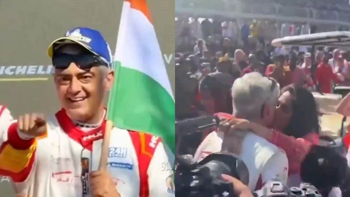 Ajith Kumar Shares A Romantic Lip-Lock With Wife Shalini After Dubai ...