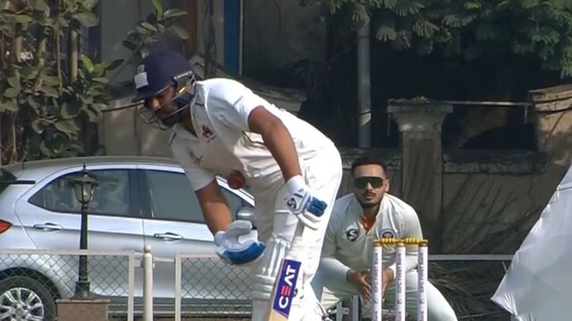 Watch: Rohit Sharma Dismissed Cheaply On Ranji Trophy Return After A Decade - News18