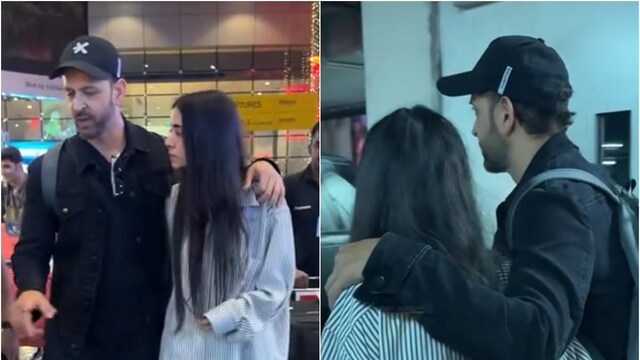 Hrithik Roshan-Saba Azad Hold Each Other Close As They Return After ...