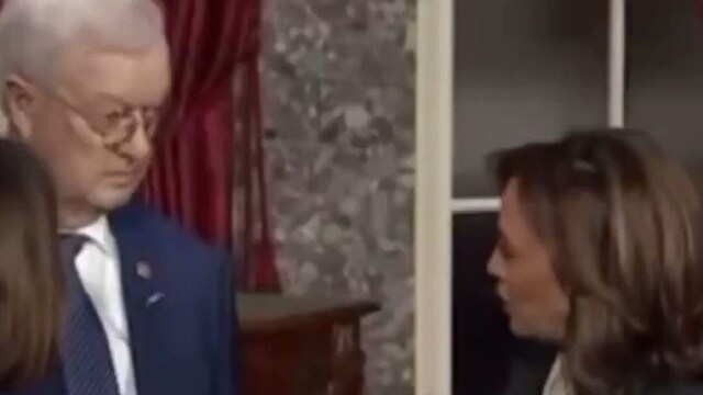 Senator’s Husband Snubs Kamala Harris, Refuses To Shake Hands | Watch ...