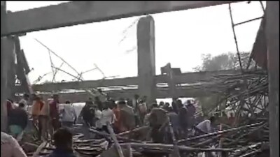 23 Workers Injured After Under-Construction Building Of Kannauj Railway ...