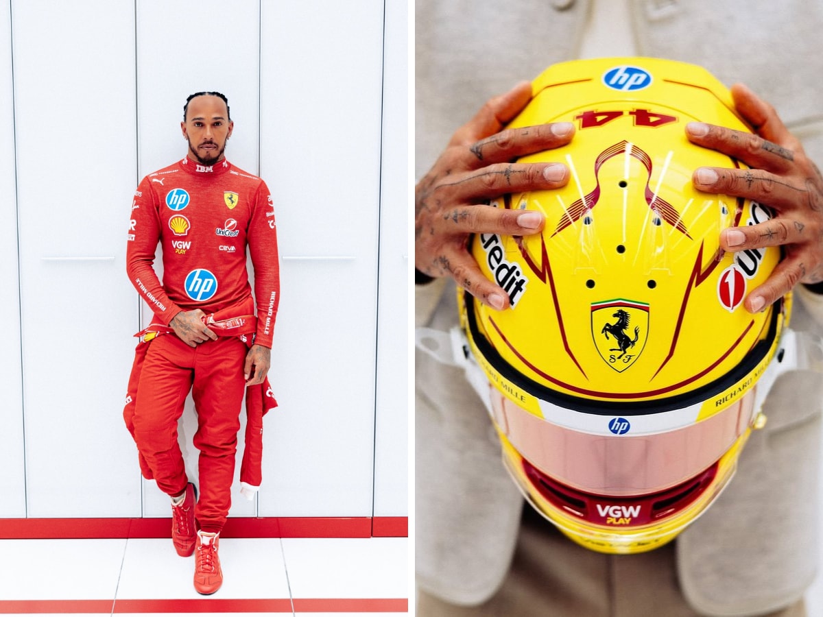Lewis Hamilton Helmet Lewis Hamilton Unveils His New F1 Helmet After