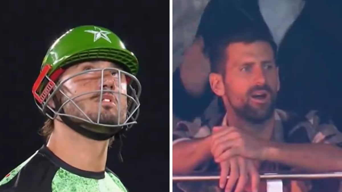 Novak Djokovic Left Stunned As Marcus Stoinis’ Towering Shot Nearly ...
