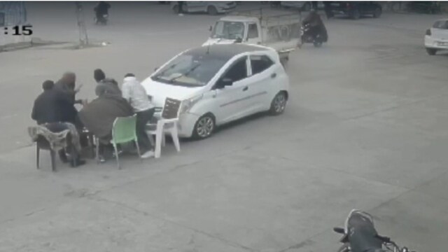 On Cam: Haryana Man Loses Control Of Car, Runs Over 5 Sitting By ...