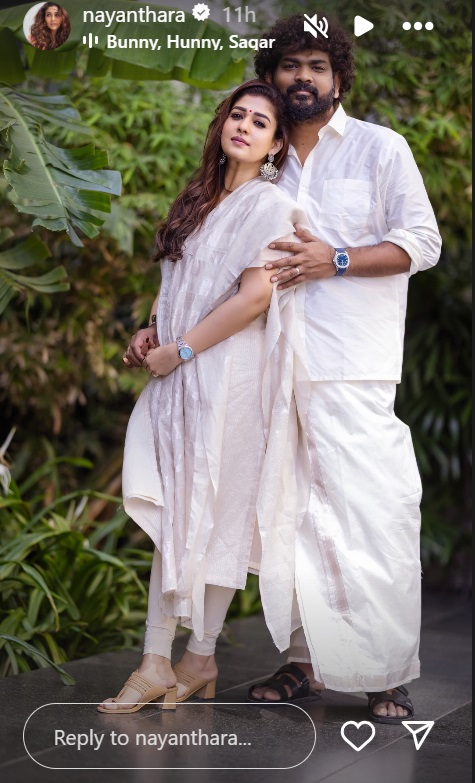 Nayanthara And Vignesh Shivan Twin In White As They Strike A Romantic Pose In New Photo, See ...