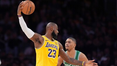 NBA: LeBron James And Anthony Davis Lead LA Lakers Romp Over Boston ...