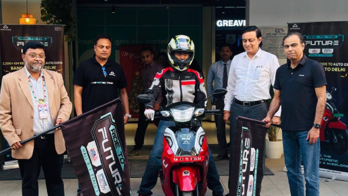 Ampere Magnus Neo Electric Scooter Sets Record with Historic 2,300 km ...