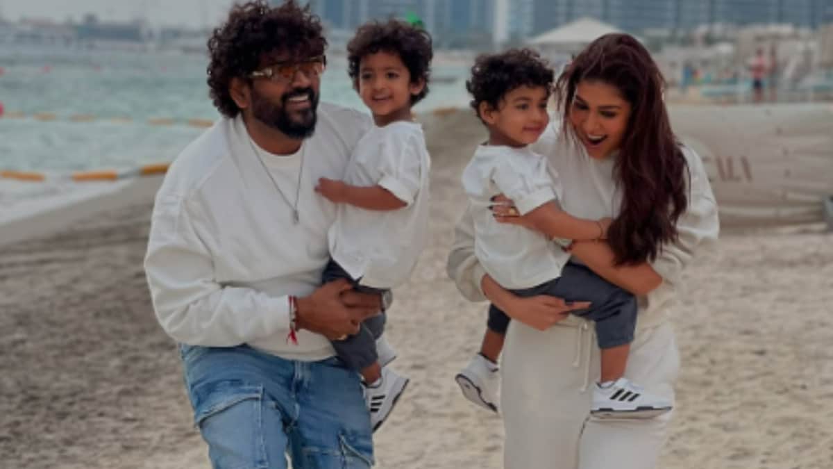 Vignesh Shivan Welcomes 2025 With Wife Nayanthara And Sons ...