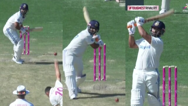 Watch: Rishabh Pant Opens His Account With A 6 On First Ball In 2nd ...