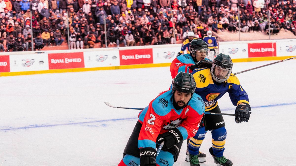 Second Edition Of Royal Enfield Ice Hockey League To Begin In Ladakh ...