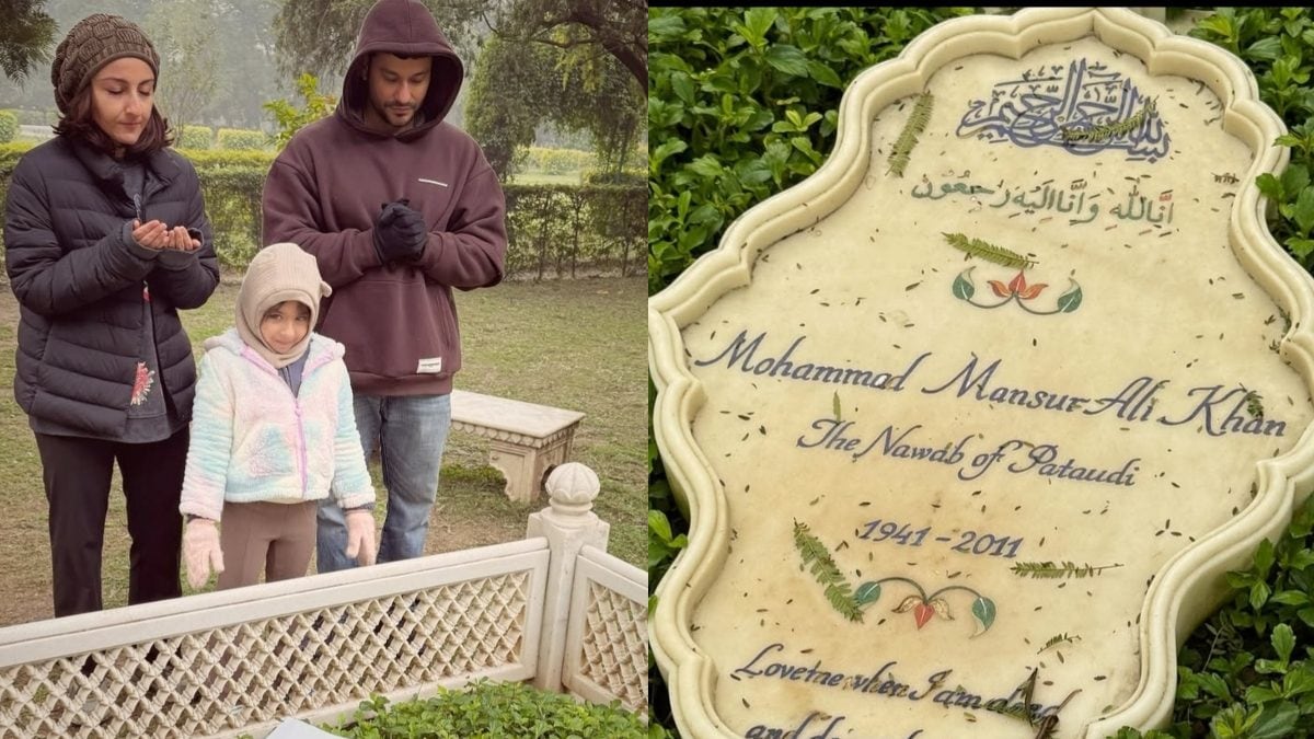 Soha Ali Khan And Family Honored Mansoor Ali Khan’s 85th Birth ...