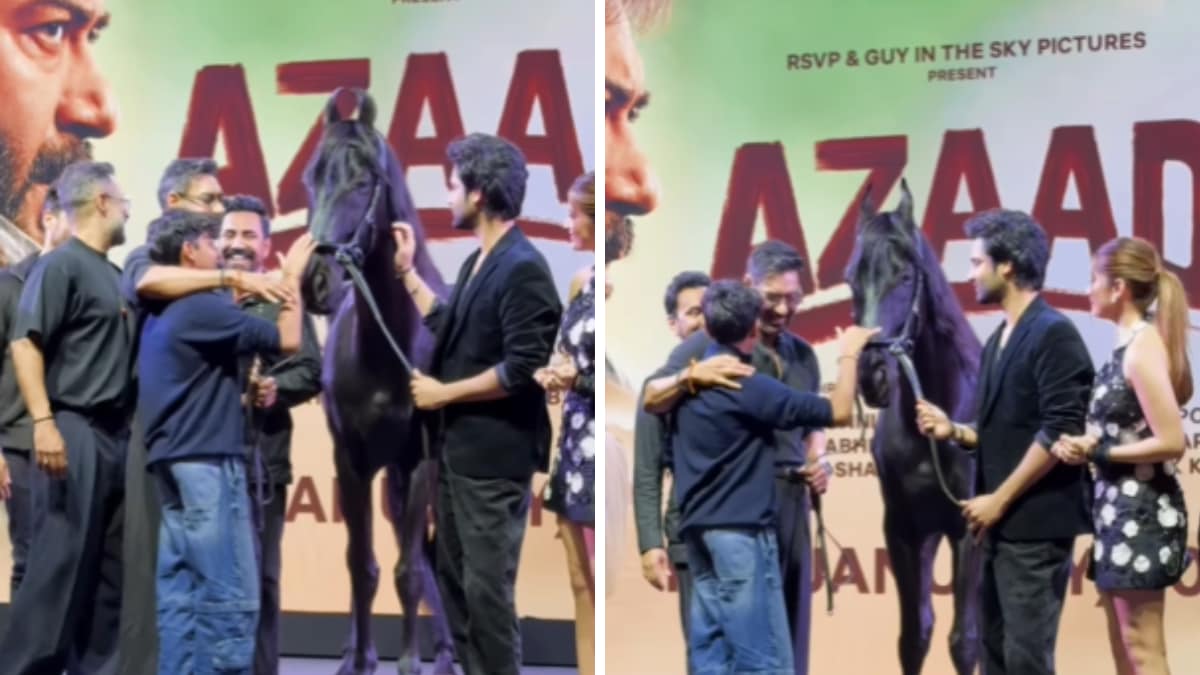 Watch: Ajay Devgn Introduces Son Yug To 'Special Friend' At Azaad ...