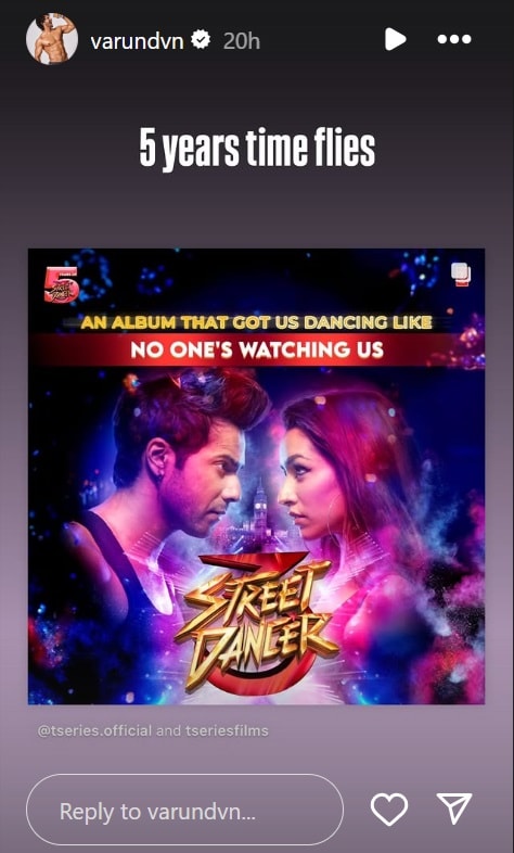 Varun Dhawan Shares Throwback Photos As Street Dancer 3D Completes 5 ...