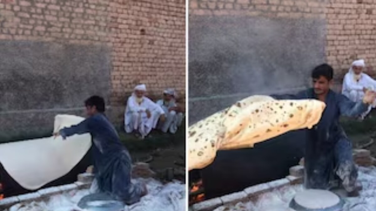 Bread Or Blanket? Video Of Pakistani Man's Colossal Roti Goes Viral ...