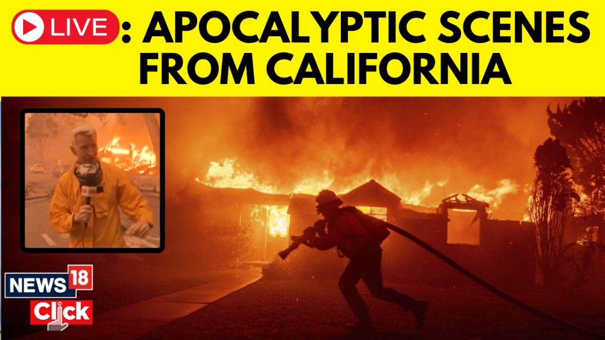 LA Wildfires: Apocalyptic Scenes Emerge From California Neighbourhood ...