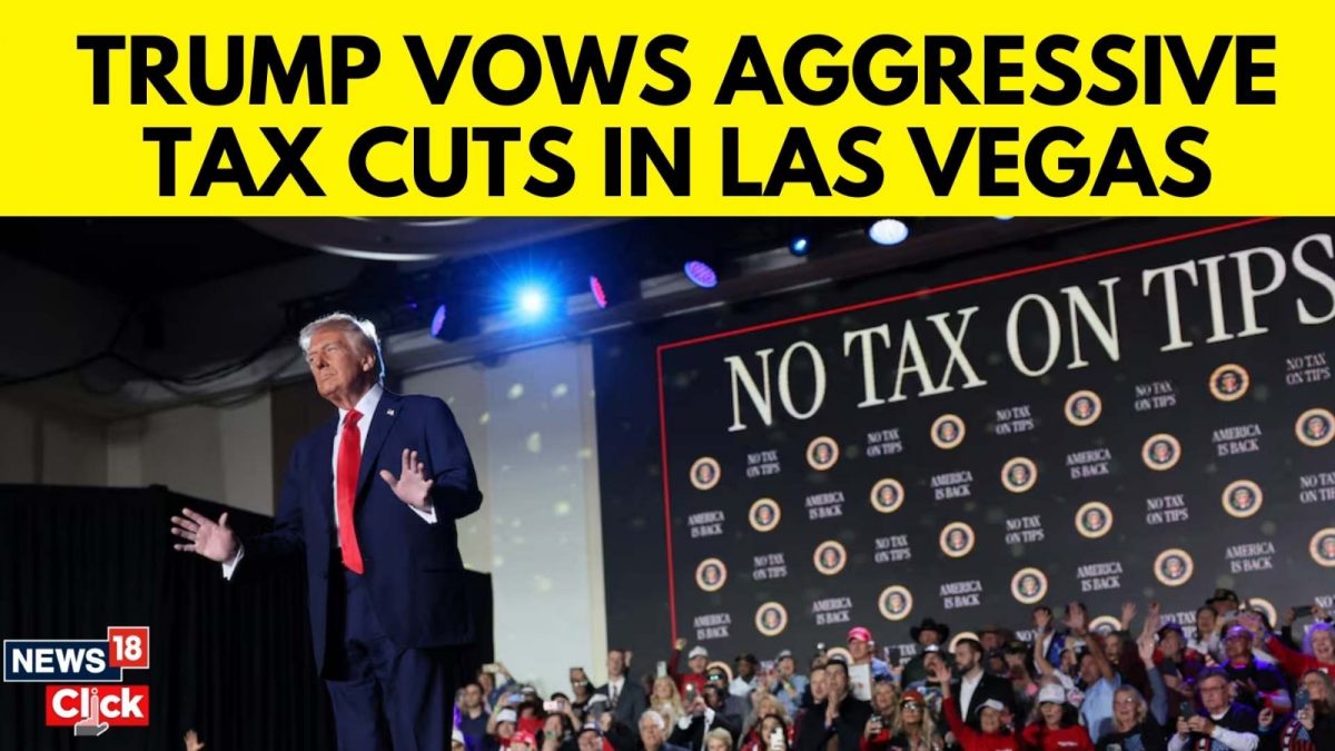 Trump Visits LV To Discuss Cut Taxed On Tips - News18