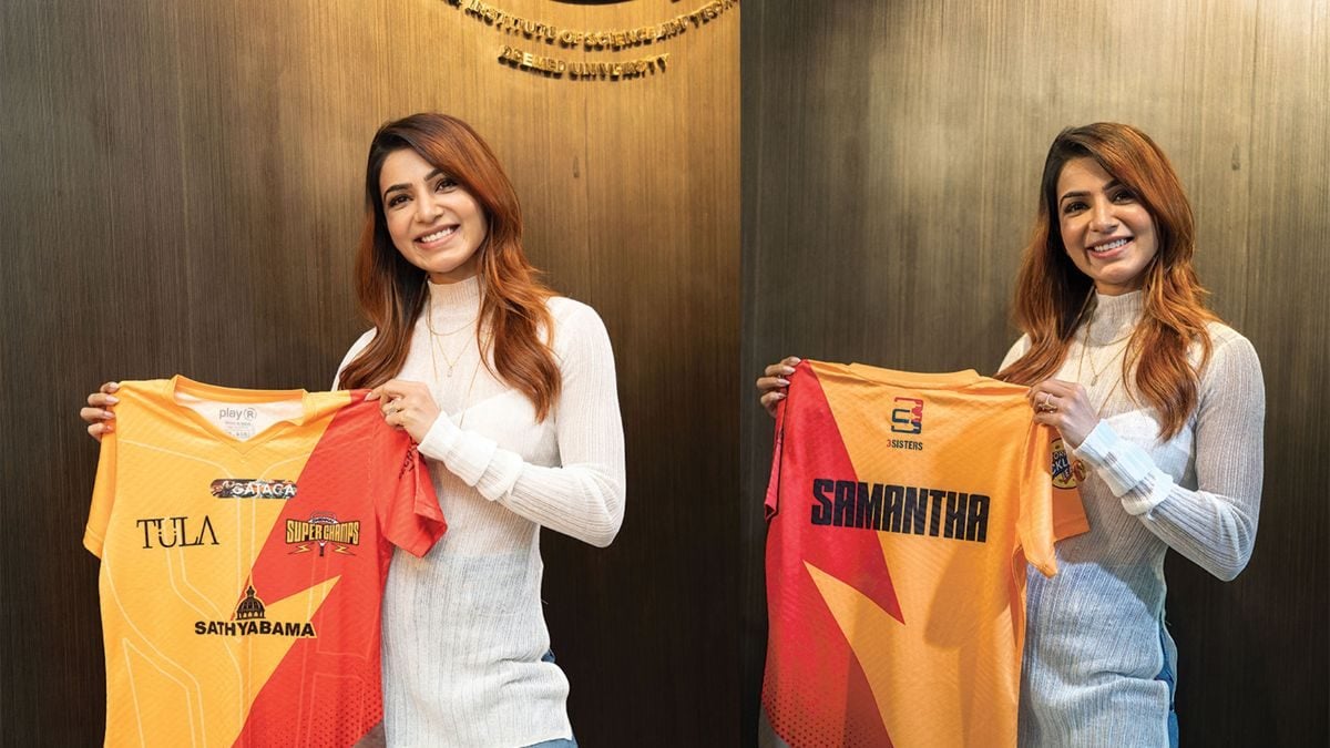 Samantha Ruth Prabhu Unveils Chennai Super Champs Jersey; Announces ...