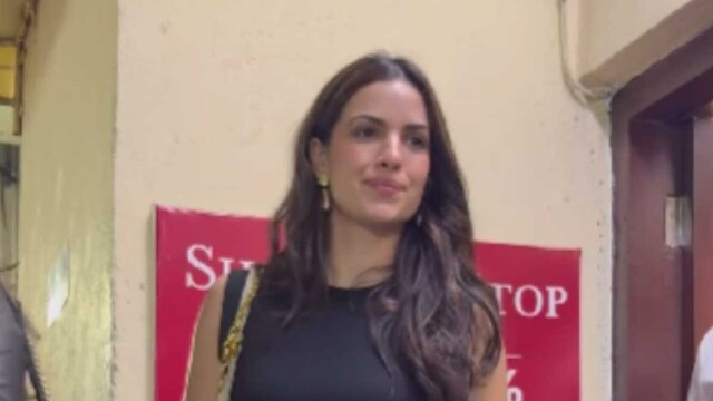 Natasa Stankovic Steps Out For Movie Night In Classic Black Dress