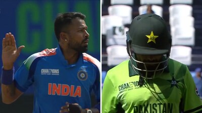 Watch: Hardik Pandya Delivers Cheeky Send-Off After Dismissing Babar Azam, Celebration Goes ...