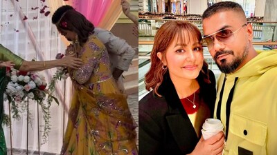 Hina Khan Is All Smiles As Boyfriend Rocky Arrives With His 'Baraat ...