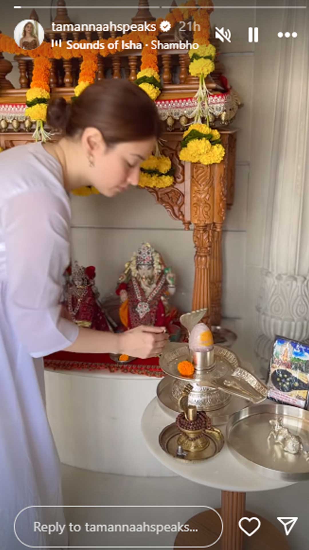 ICYMI: Tamannaah Bhatia’s Maha Shivratri Celebrations | Movies News ...