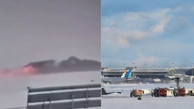 New Video Shows Moment Delta Airlines Plane Crash-Landed After A Fiery ...