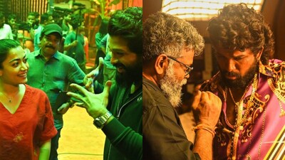 Allu Arjun And Rashmika Mandanna Starrer Pushpa 2 BTS Photos Go Viral ...