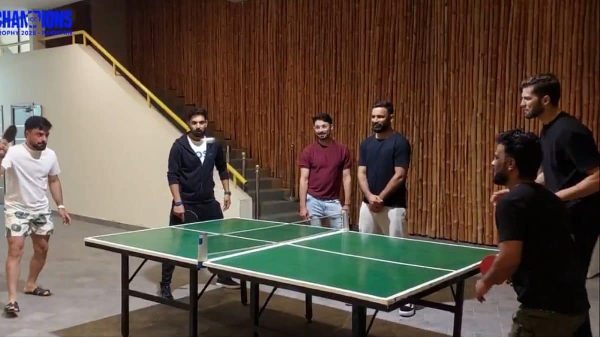 Watch: Rashid Khan Enjoys Table Tennis Session With Pakistani ...