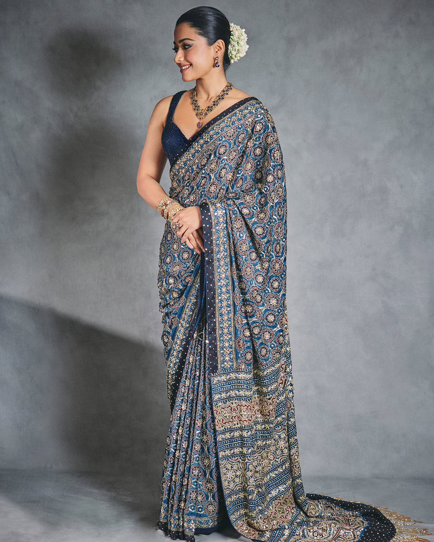 'Chhaava' Actress Rashmika Mandanna's Saree Saga