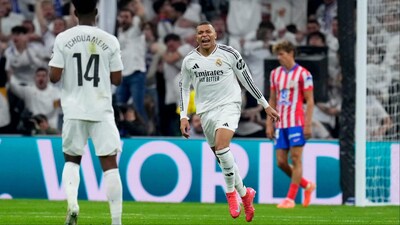 Kylian Mbappe's Equaliser Seals Draw For Los Blancos In Madrid Derby ...