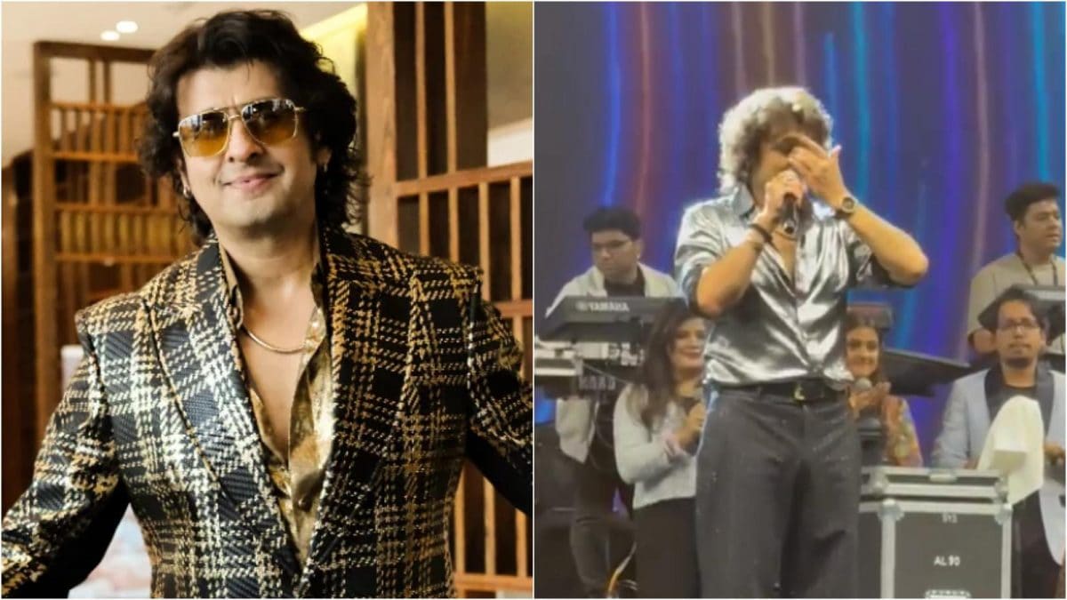 Sonu Nigam Gets Emotional Singing Mere Dholna For First Time On Stage ...