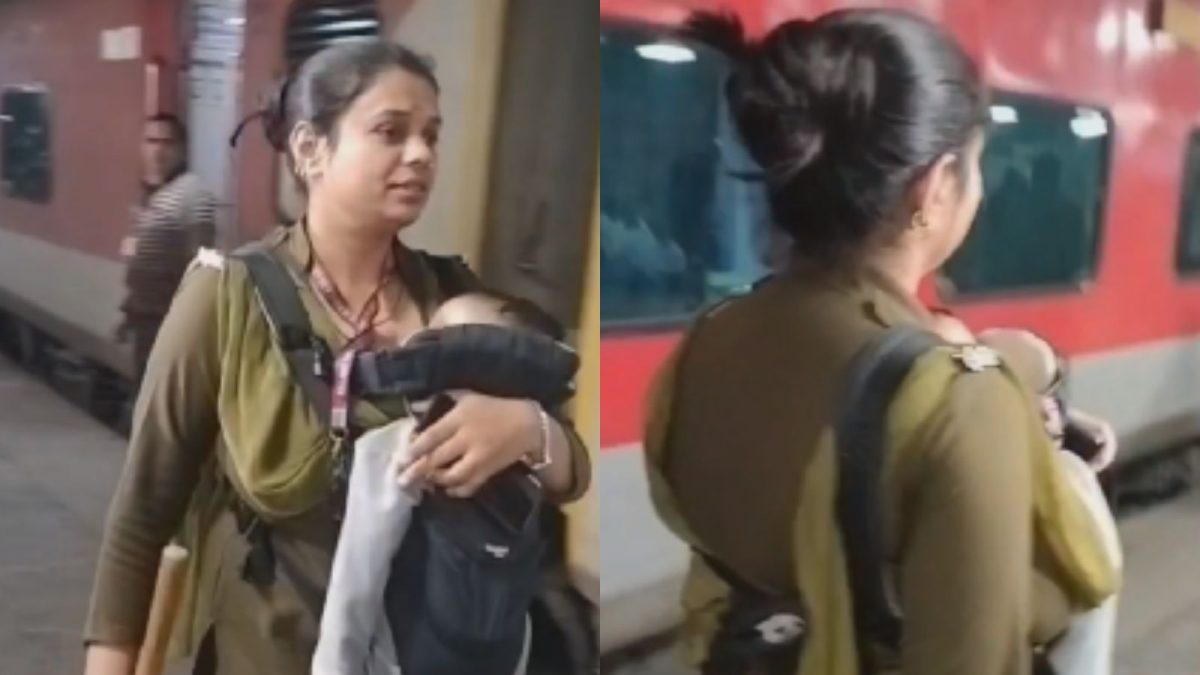 Watch: Day After NDLS Stampede, RPF Lady Constable Manages Crowd With 1 ...
