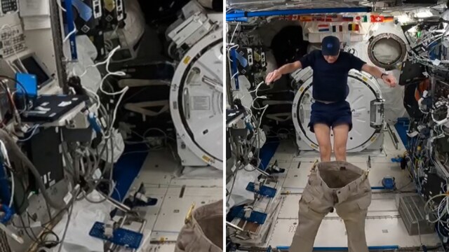 'Two Legs At A Time': NASA Astronaut Shows Hilarious Way To Wear Pants ...