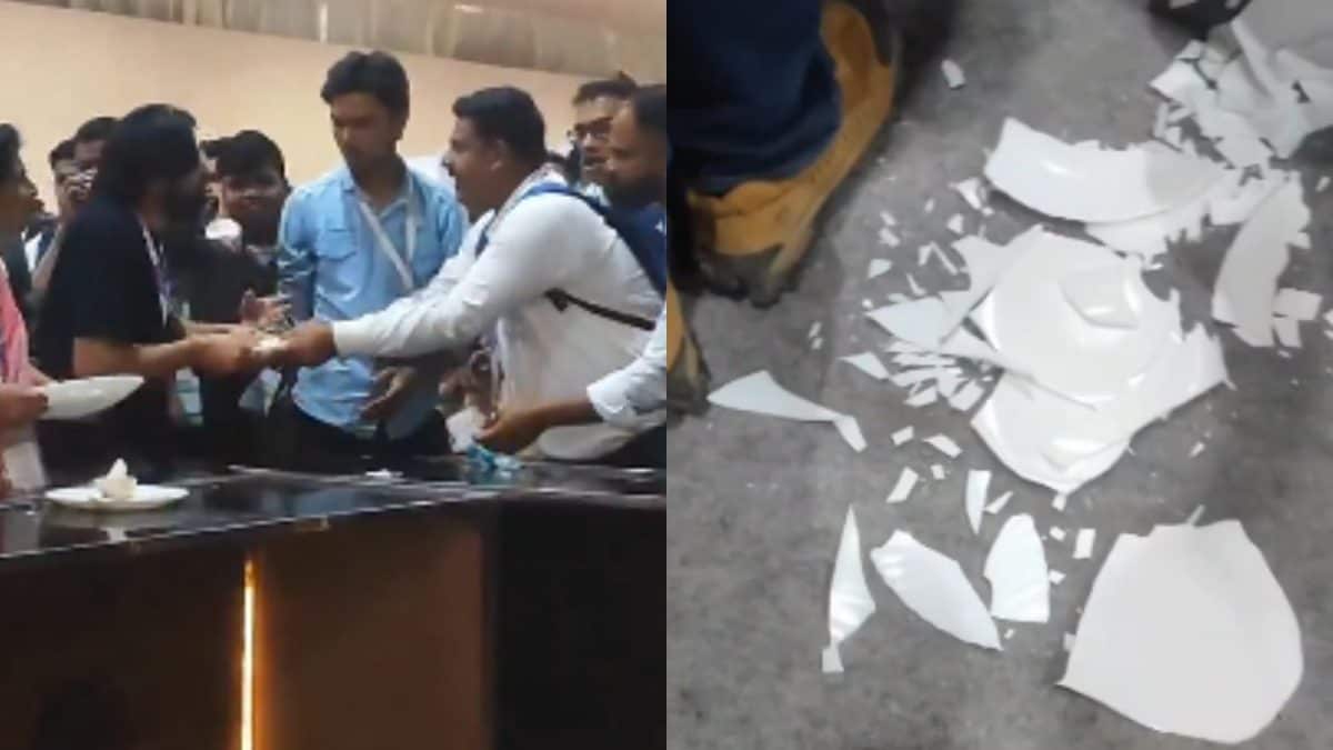 People Fight Over Food Plates At MP Investor Summit, Videos Go Viral ...