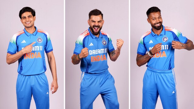 Men In Blue Get Fresh Look With Tri-Coloured Themed Jersey Ahead Of England ODI Series And ...