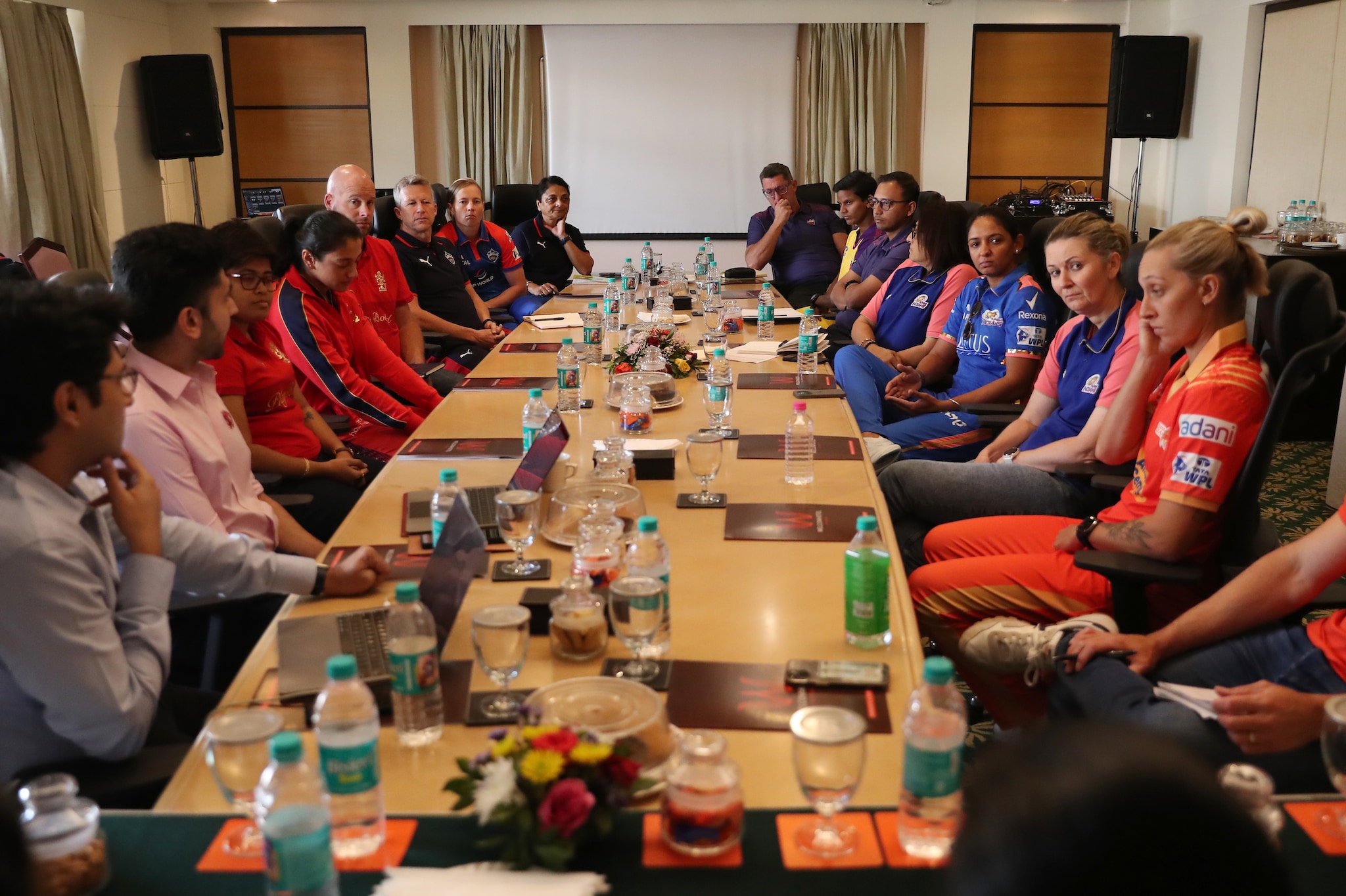 In Pictures: WPL 2025 Captains And Coaches Catch Up Ahead Of Third Season