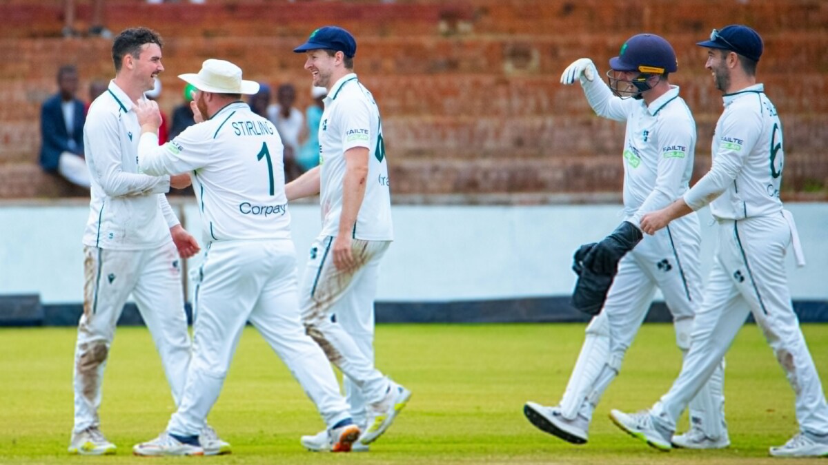 ZIM Vs IRE, One-Off Test: Humphreys' Six-Wicket Haul Powers Ireland To ...